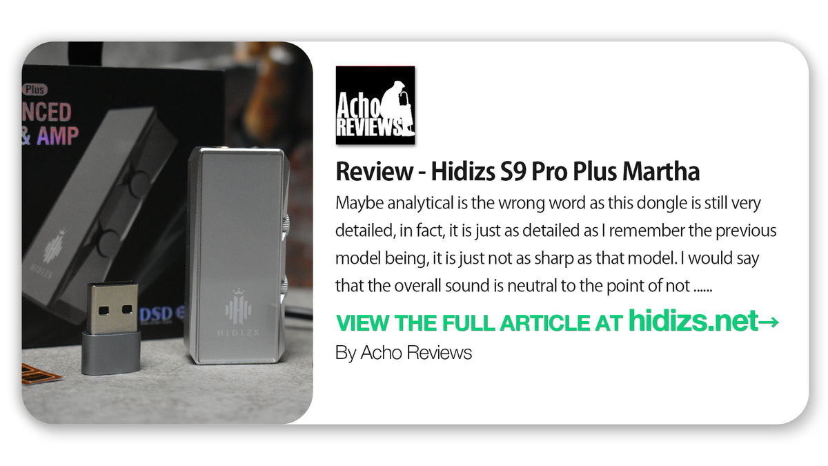 Hidizs S9 Pro Plus Martha Review - Acho Reviews
