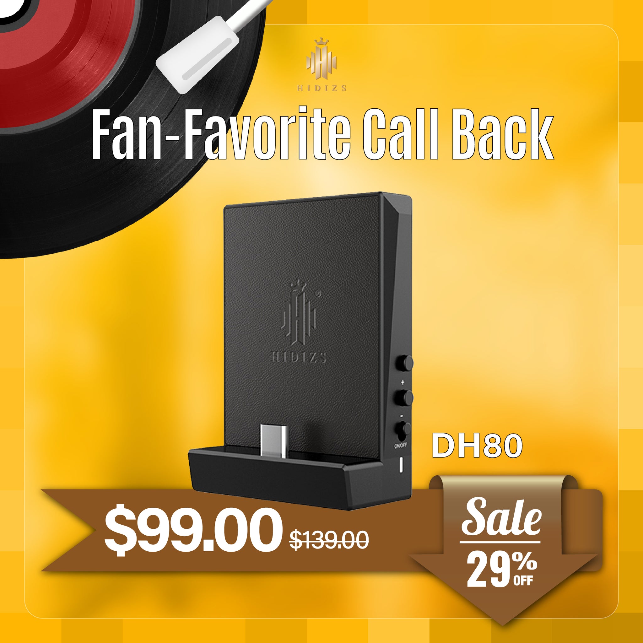 DH80 Portable Balanced DAC & AMP | Hidizs