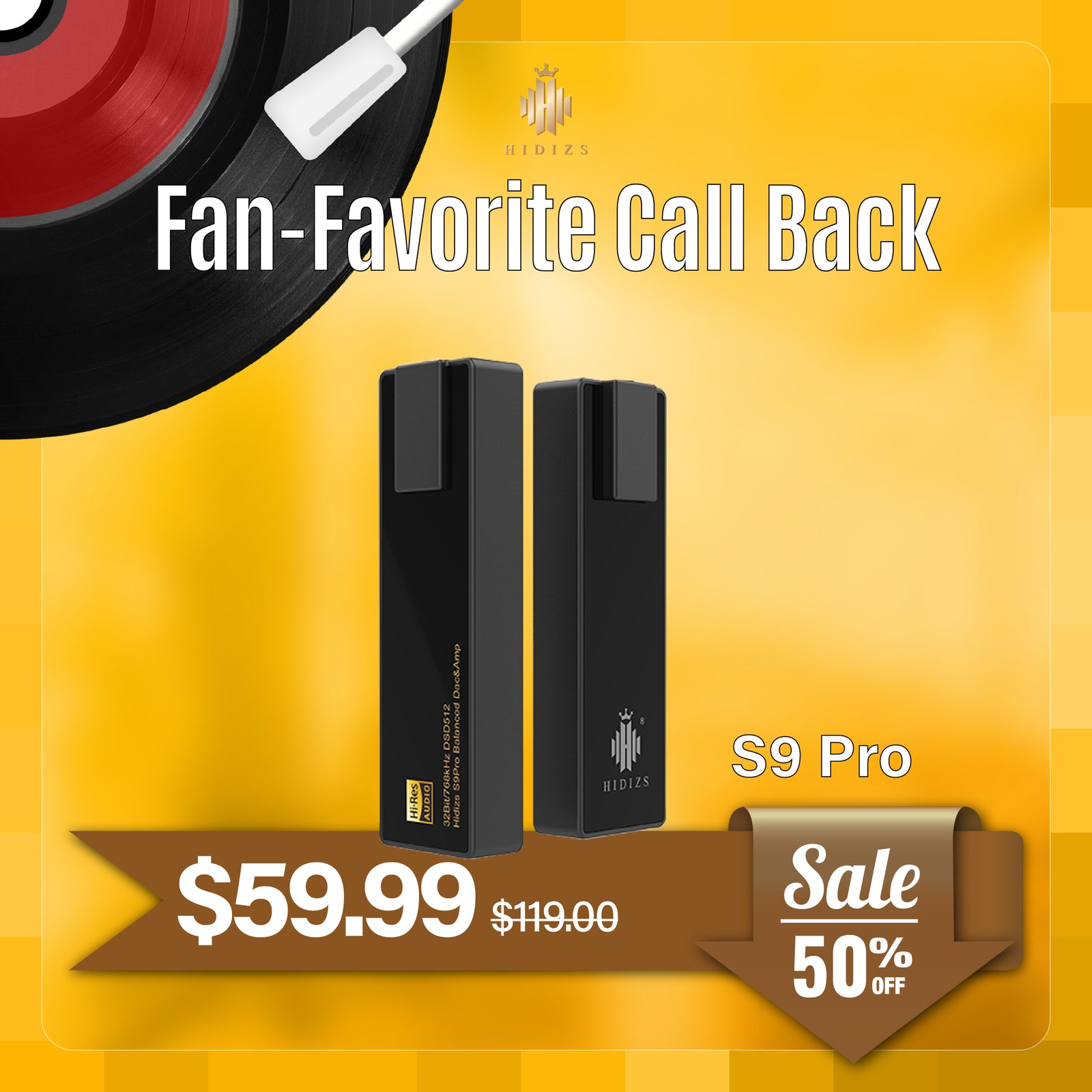 Hidizs S9 PRO Balanced & Single-Ended Mini HiFi DAC & AMP | Hidizs