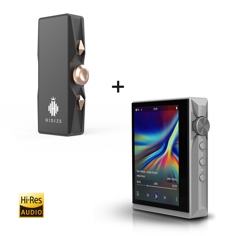Hidizs AP80 PRO-X Portable Balanced Lossless MQA Music Player + DH80S Portable Balanced DAC ...