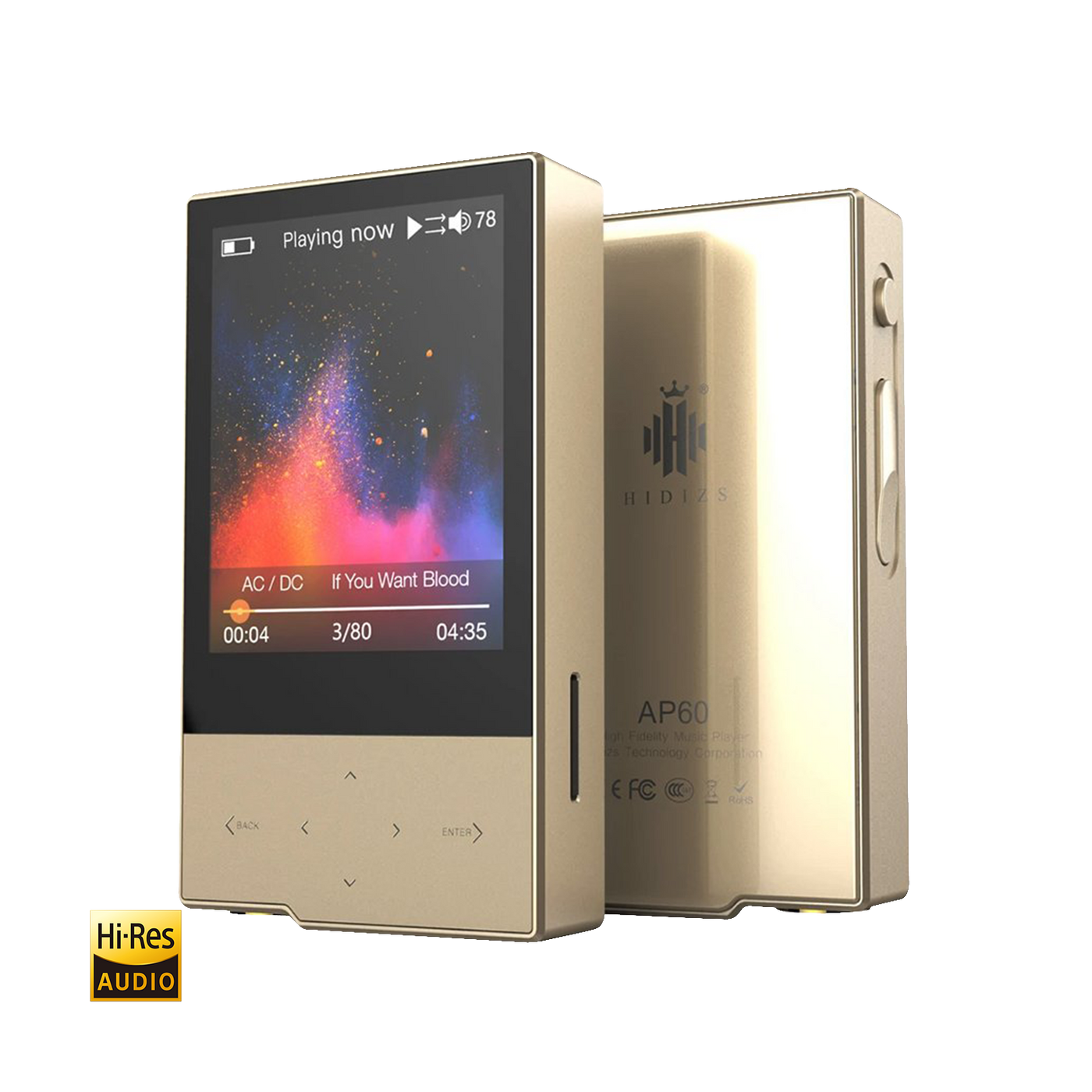 AP60 II Portable Hi-Res Music Player | Hidizs