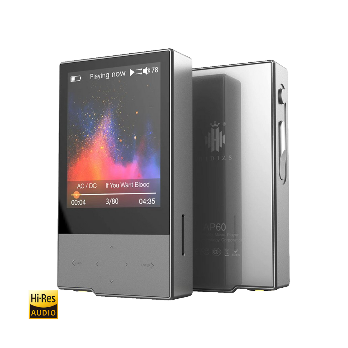AP60 II Portable Hi-Res Music Player | Hidizs