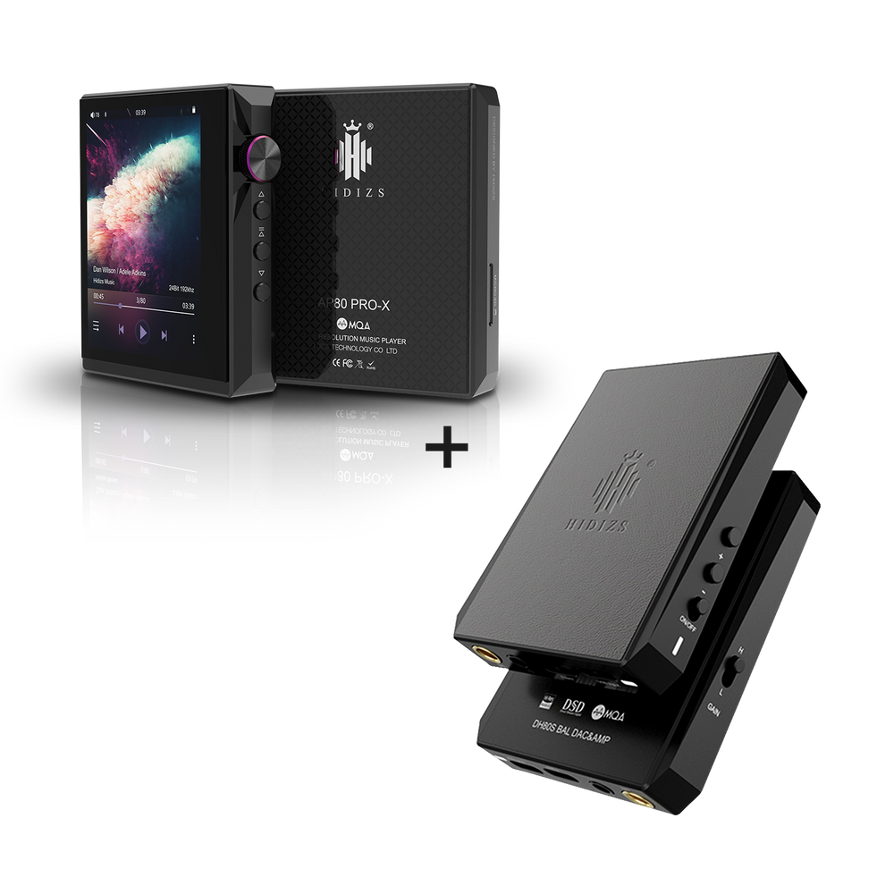 Hidizs AP80 PRO-X Portable Balanced Lossless MQA Music Player + DH80S ...