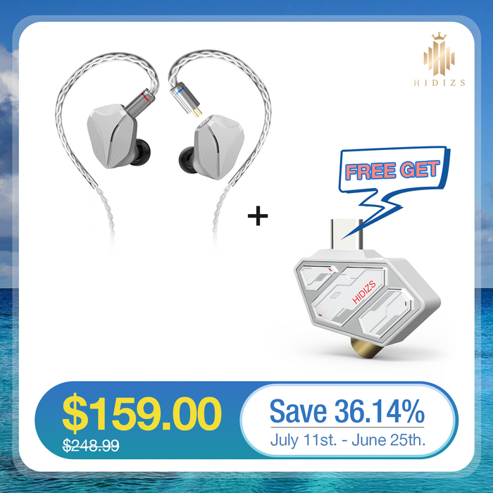 HIDIZS MP145 Planar Magnetic Driver In Ear Monitors for Audiophiles an