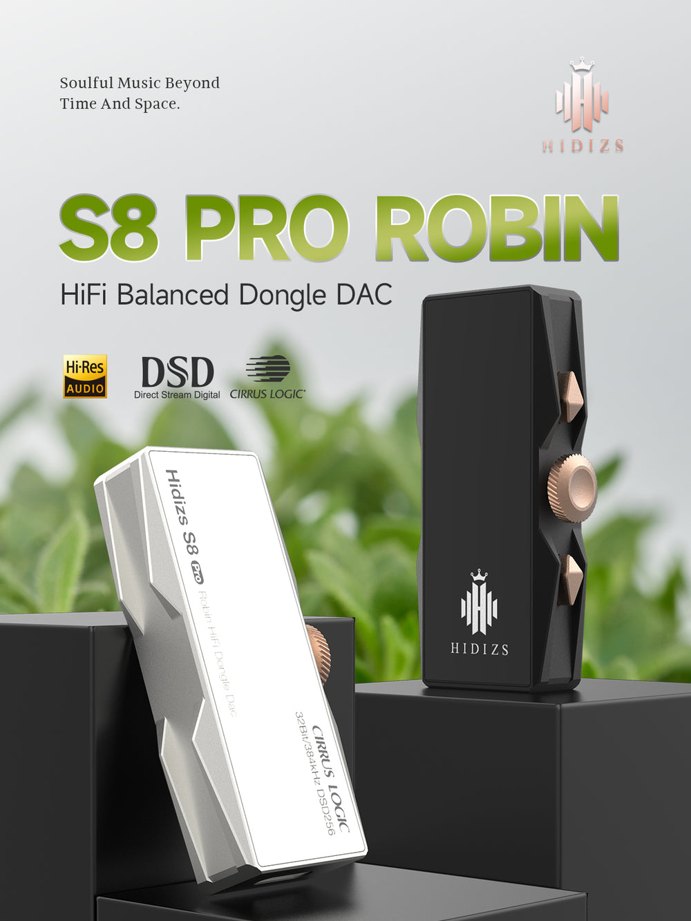 HIDIZS S8 Pro Robin – Balanced USB DAC Dongle for HiFi Audio