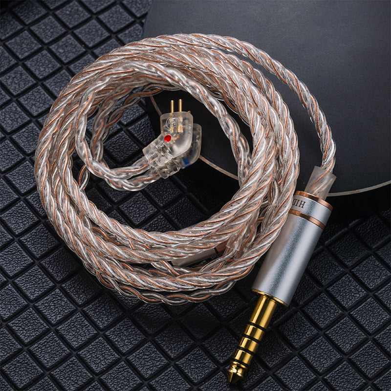 Hidizs BL4.4A-RC Single Crystal Copper Balanced Earphone Upgrade Cable